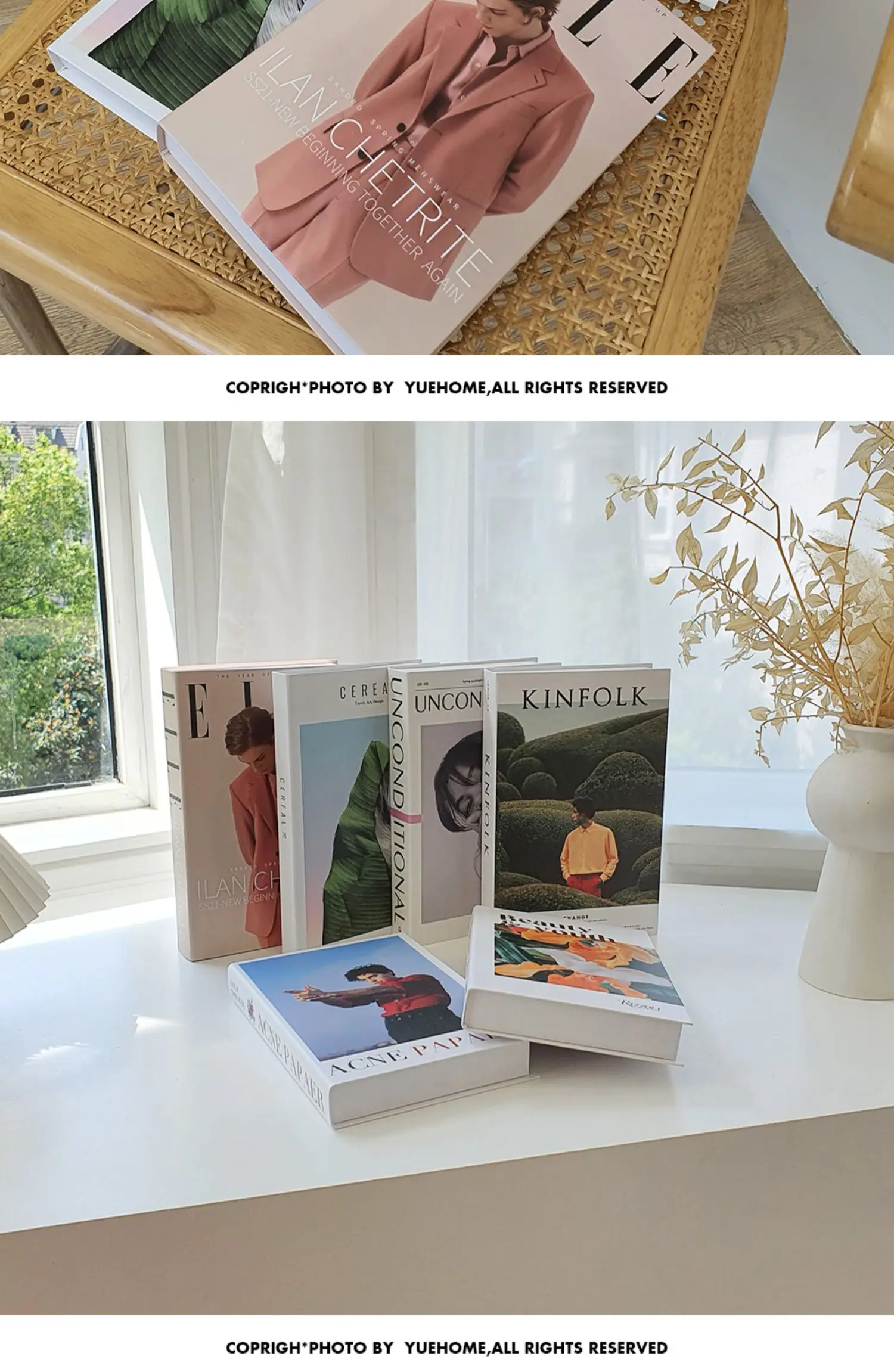 Design Brands Folding Foldable Channel Book End Modern Decoration ...