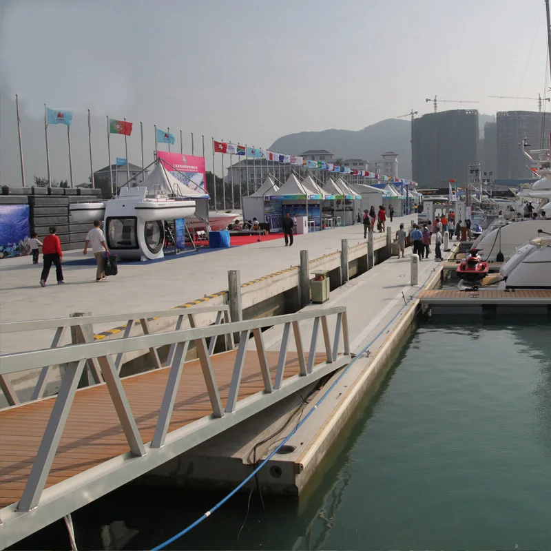 Floating Concrete Platform Marina Jetty Dock Mould Concrete Pontoon ...