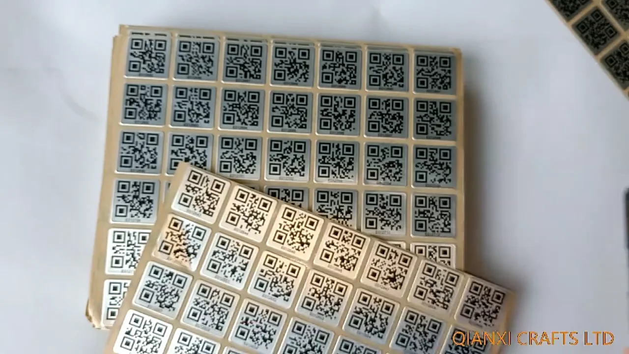 Custom Anodized Aluminum Barcode Labels Anodised Aluminium Foil ...