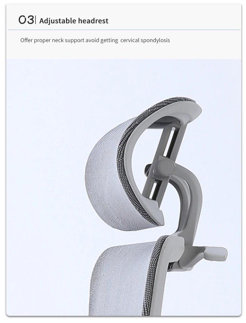Full Mesh High Back Computer Executive Chair 3d Adjustable Headrests ...
