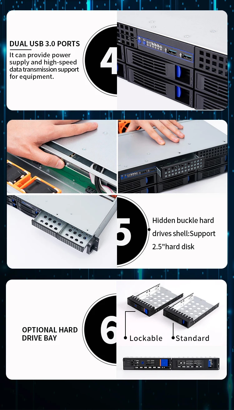 Server 2u 8bays Manufacturers Server Rackmount Server Chassis Sgcc ...