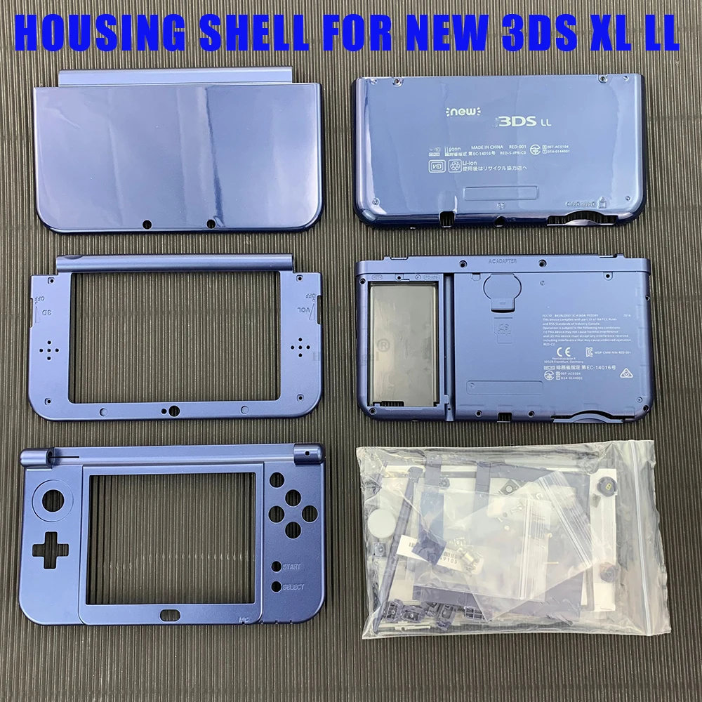 Console Case Housing Cover For Nintendo New 3ds Xl/ll Full Set Case ...