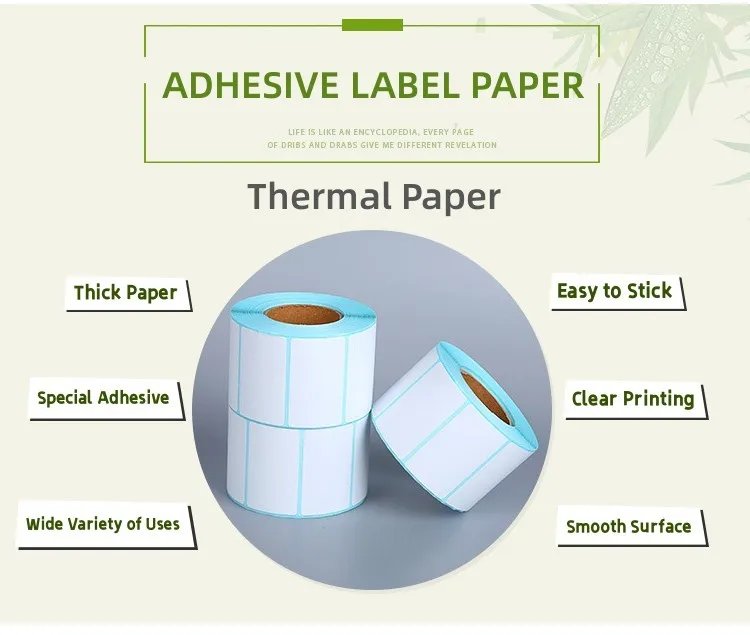 Custom Waterproof 58*30mm Supermarket Sku Barcode Label Adhesive ...