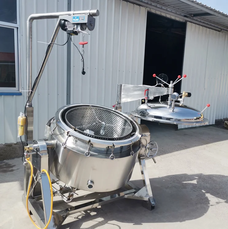 500/1000 Liter Pressure Cookers - Efficient Industrial Solutions