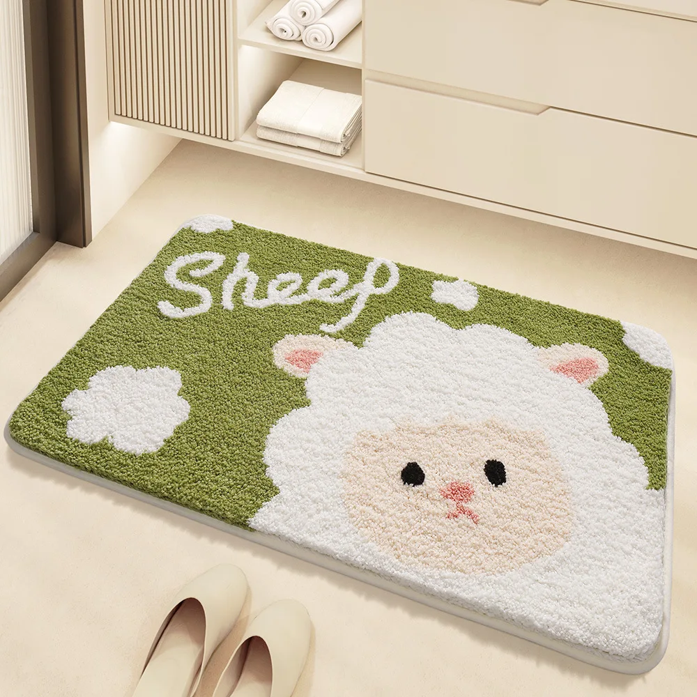 Tufting Process Various Styles of Floor Mat Modern Style Fluffy Tufting ...