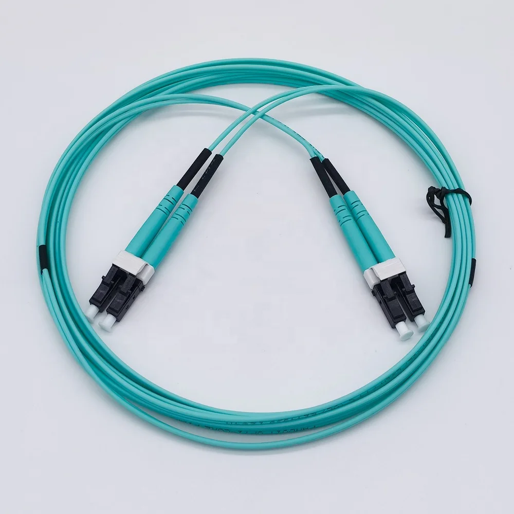 Silink LC Duplex OM4 Fiber Jumper - 50/125um LSZH 1.6mm