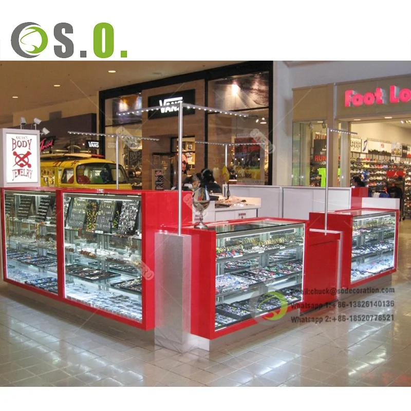 Custom Jewellery Retail Showcase Jewelry Display Showcase Design ...