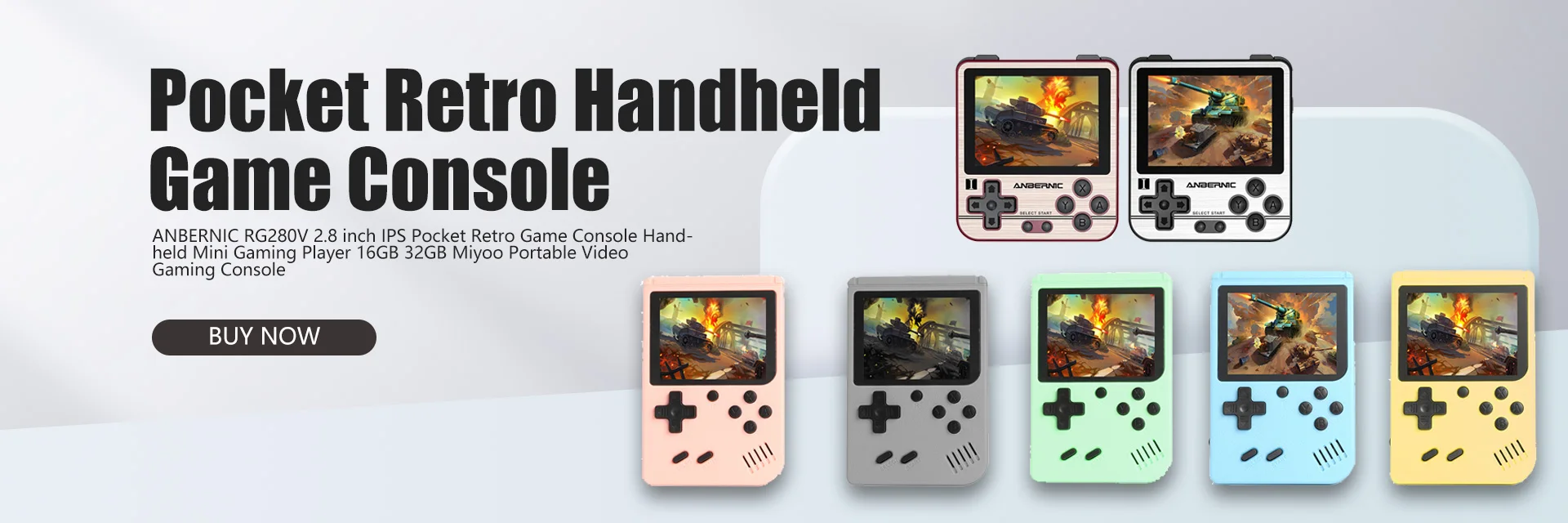 Powkiddy Machine Games Ps Stick Arcade Retro Portable Mini Handheld Video Game Console 8 ...