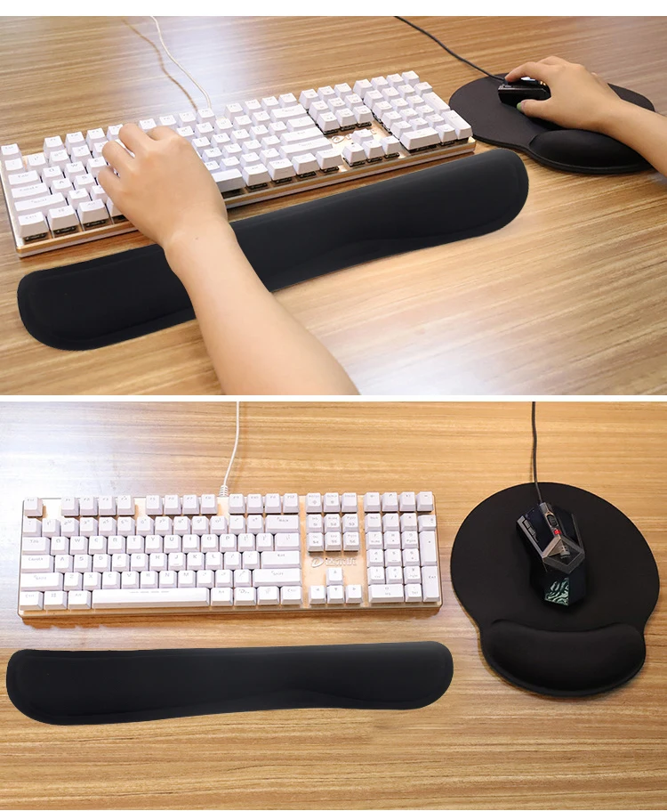 Ergonomic Keyboard Pad with Movable Wrist Rest - Kelida