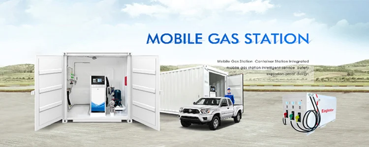 40ft 20ft Eaglestar Containerized Mobile Fuel Filling Station Mobile ...