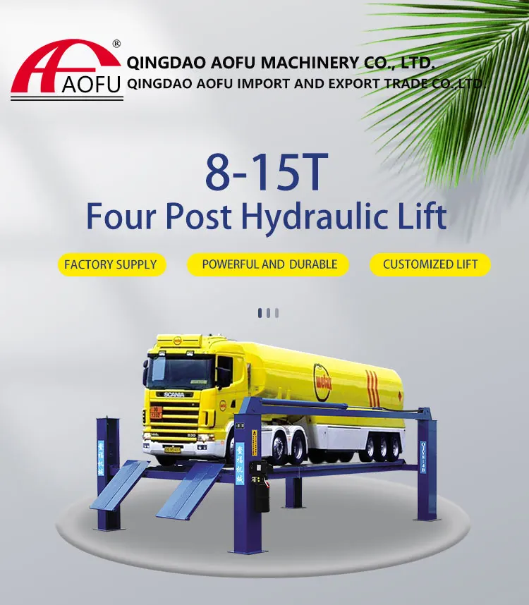 Hydraulic Truck And Bus Lift With Lifting Capacity 12000 Kg 16 Ton With ...