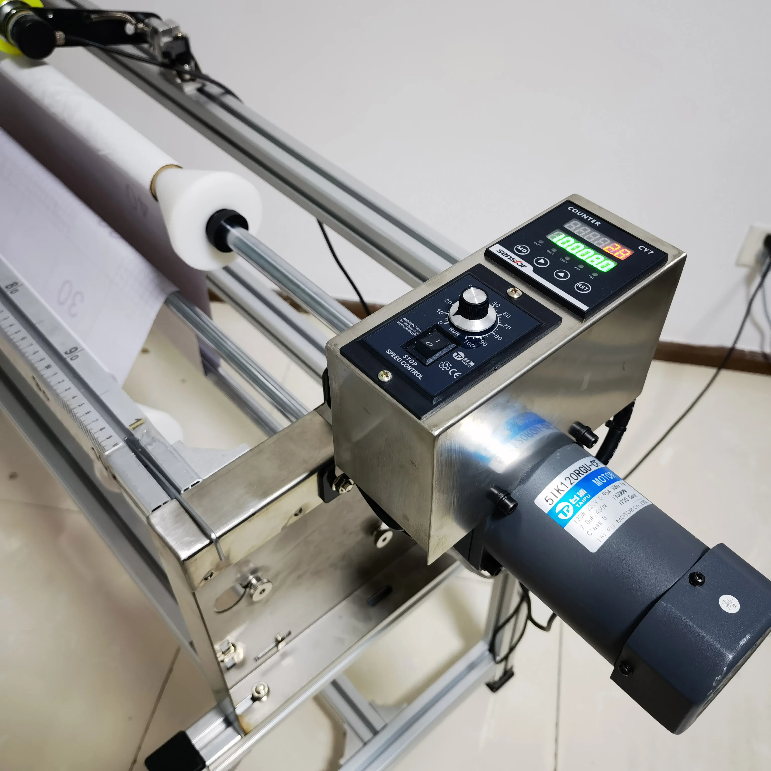 GookiiTech Electric Automatic Winding Stretch Film Rewinding Machine ...
