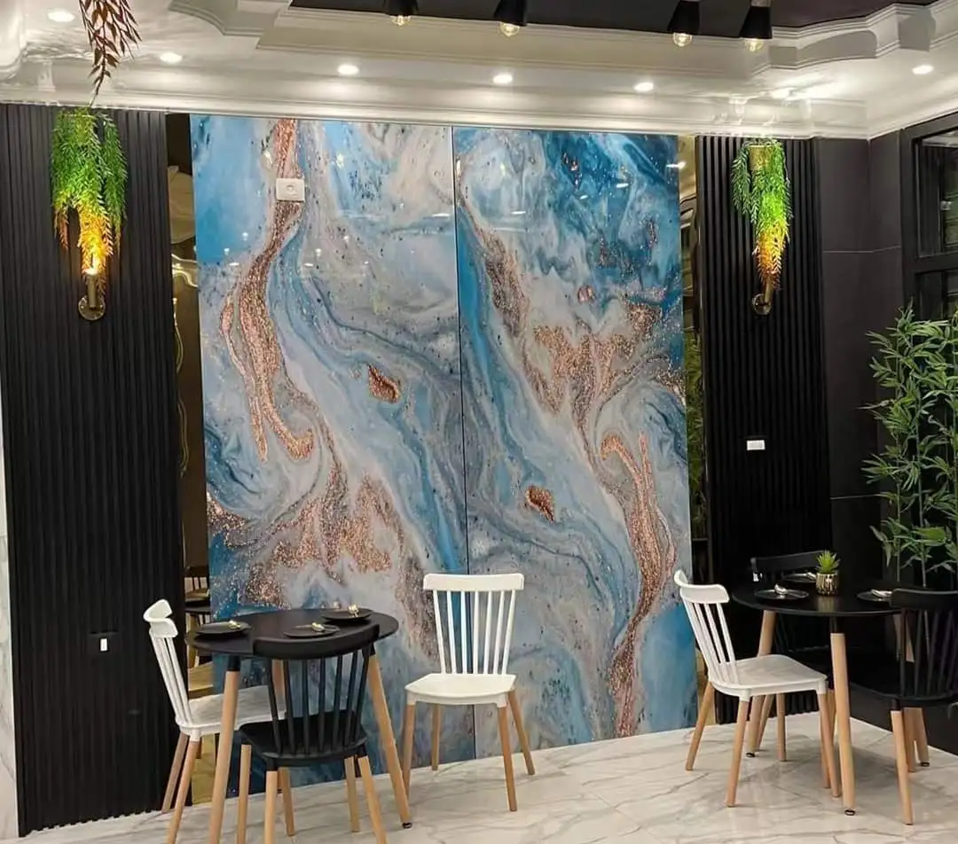 High Gloss Marble Design 3mm Pvc Marble Sheet Uv Marble Plastic Sheet Pvc Wall Panel - Buy 3mm ...