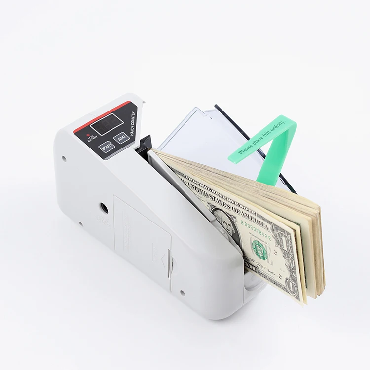 Portable Mini Bill Money Currency Counter Machine Counting Quantity of ...