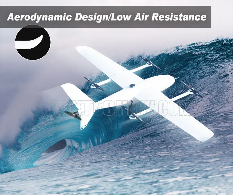 Foxtech Ayk-350 Fixed Wing Surveillance Drone Long Range Night Vision ...