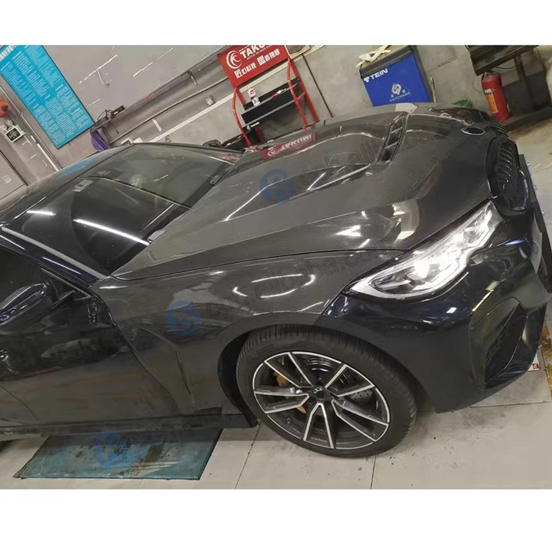 CS Style Bonnet Facelift Auto Carbon Fiber Vent Engine Hood for BMW 3 ...