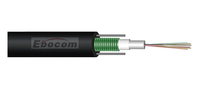 Ebocom Outdoor Fiber Optic Cable - GYXTW 12 Core Armored