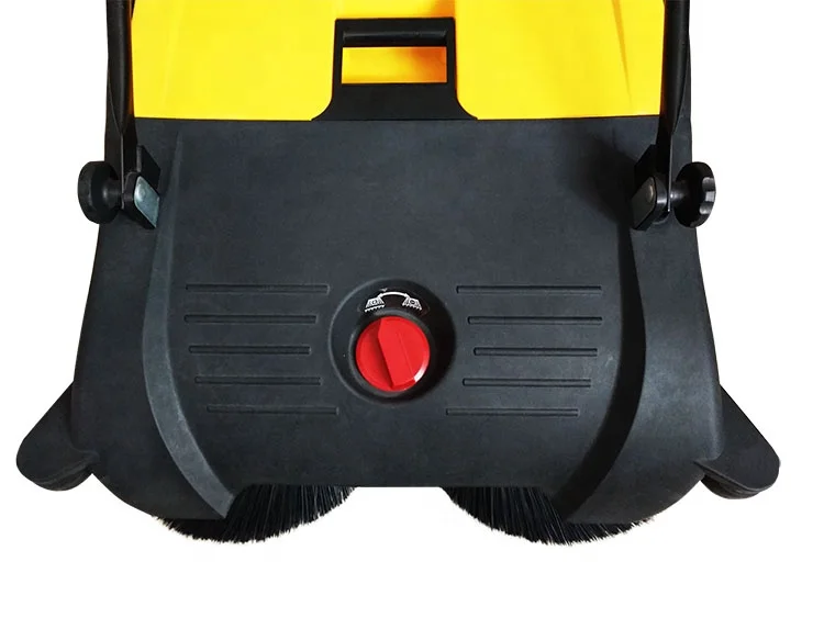 50L Manual Push Road Sweeper with Side Brushes & OEM/ODM Options