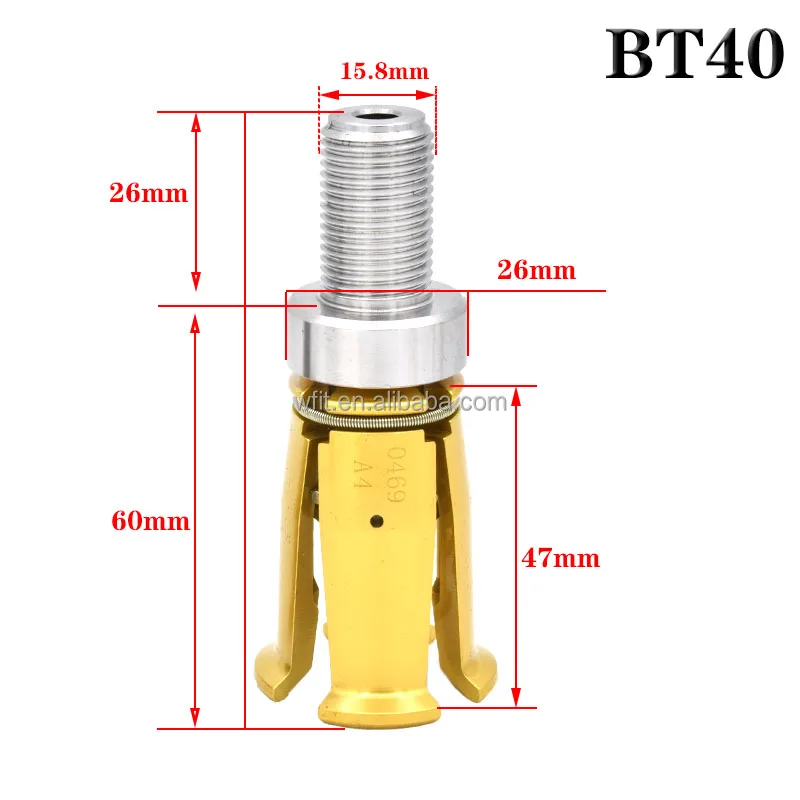 BT30 BT40 BT50 Pull Stud Gripper, 4 Petal Clamp Claw for CNC Spindle ...