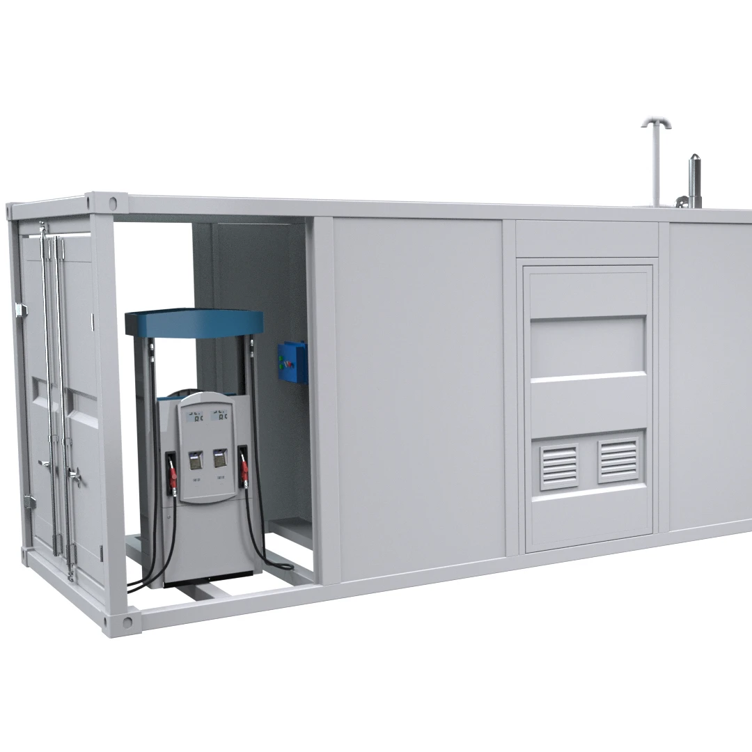 40ft Mobile Gas Station Container With Fuel Dispenser - Buy Mobile Gas ...
