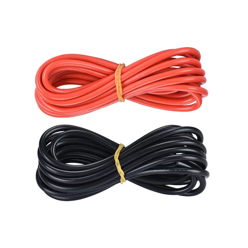 Super Soft Silicone Rubber Wire - 12AWG Flexible Tinned Copper