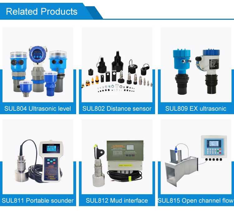 SENTEC Ultrasonic Level Sludge Sewage Slurry Pump Sensor Rs485/4-20mA ...