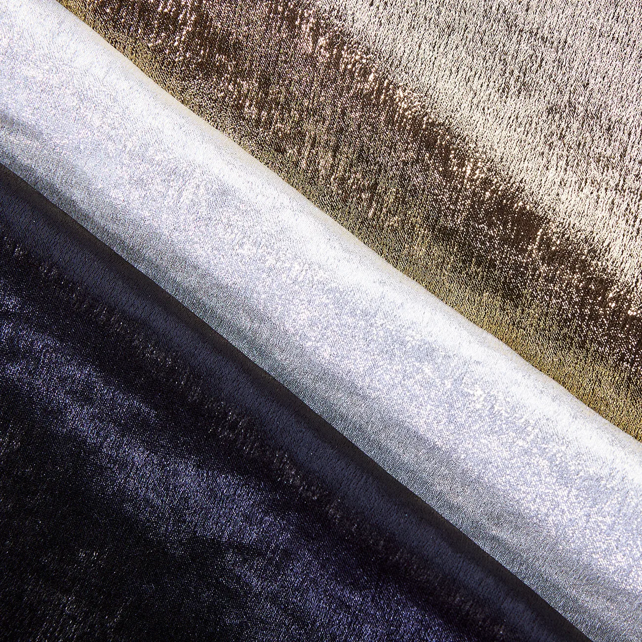 Grs Certificated Fashion Metallic Fabric With Soft Hand Feel Shiny ...