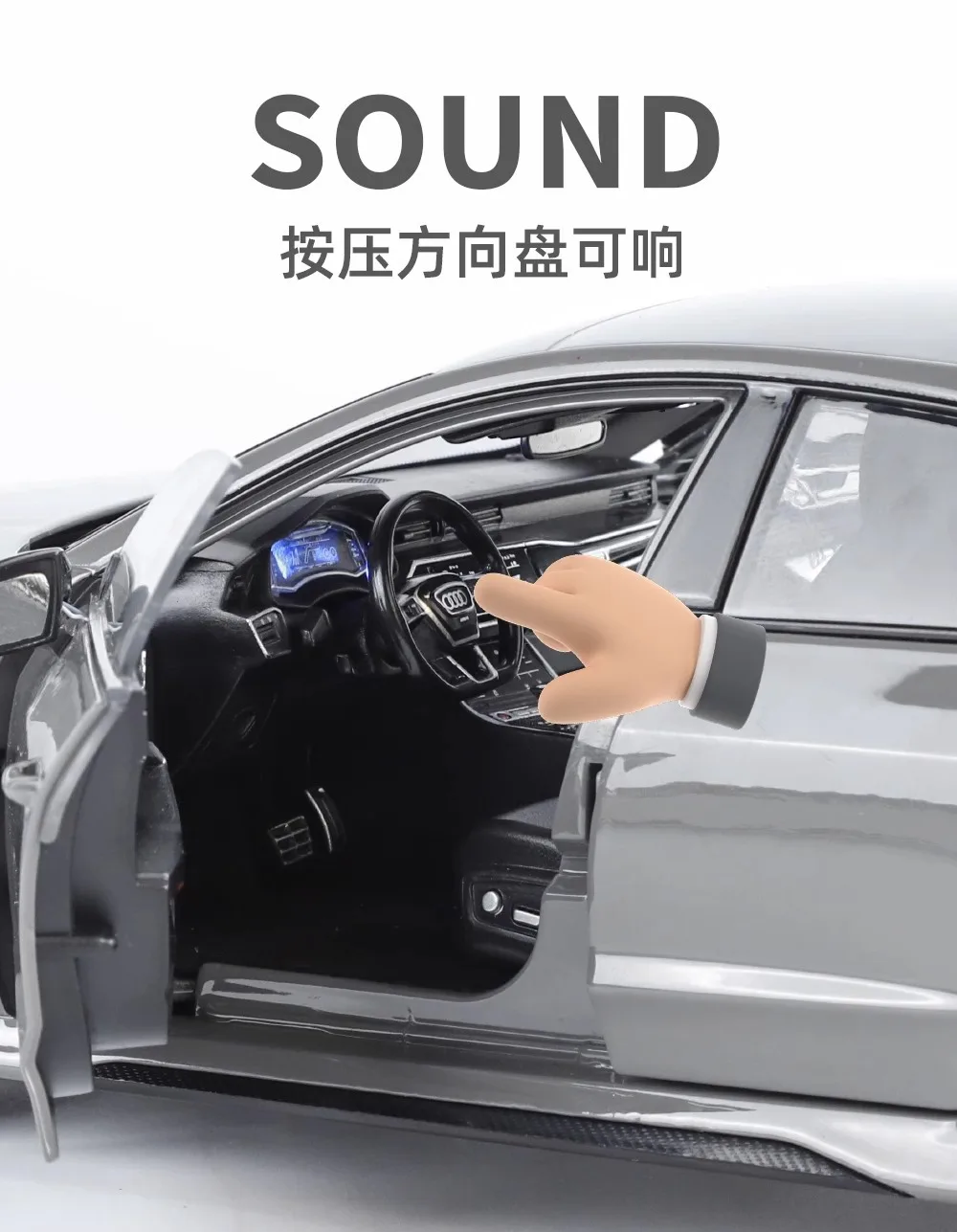 Hot Diecast 1:18 Au-Di RS7 Model - Fun & Collectible Toy