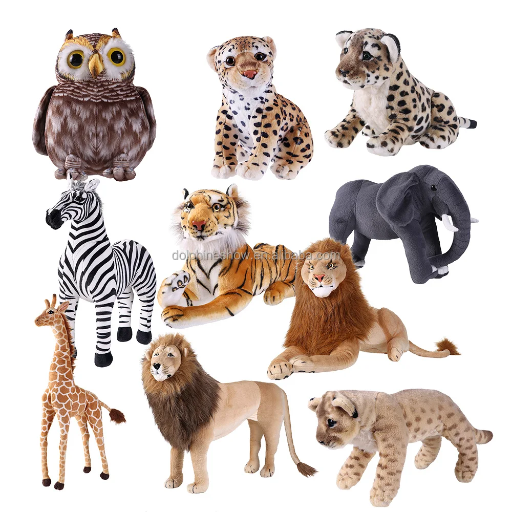 Life Size Realistic Plush Tiger - Custom Jungle Animal Toys