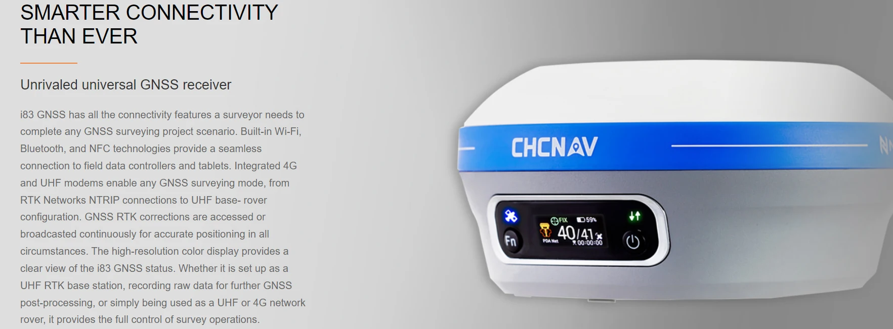 CHCNAV GPS RTK GNSS Receiver Software - X7 GPS Receiver