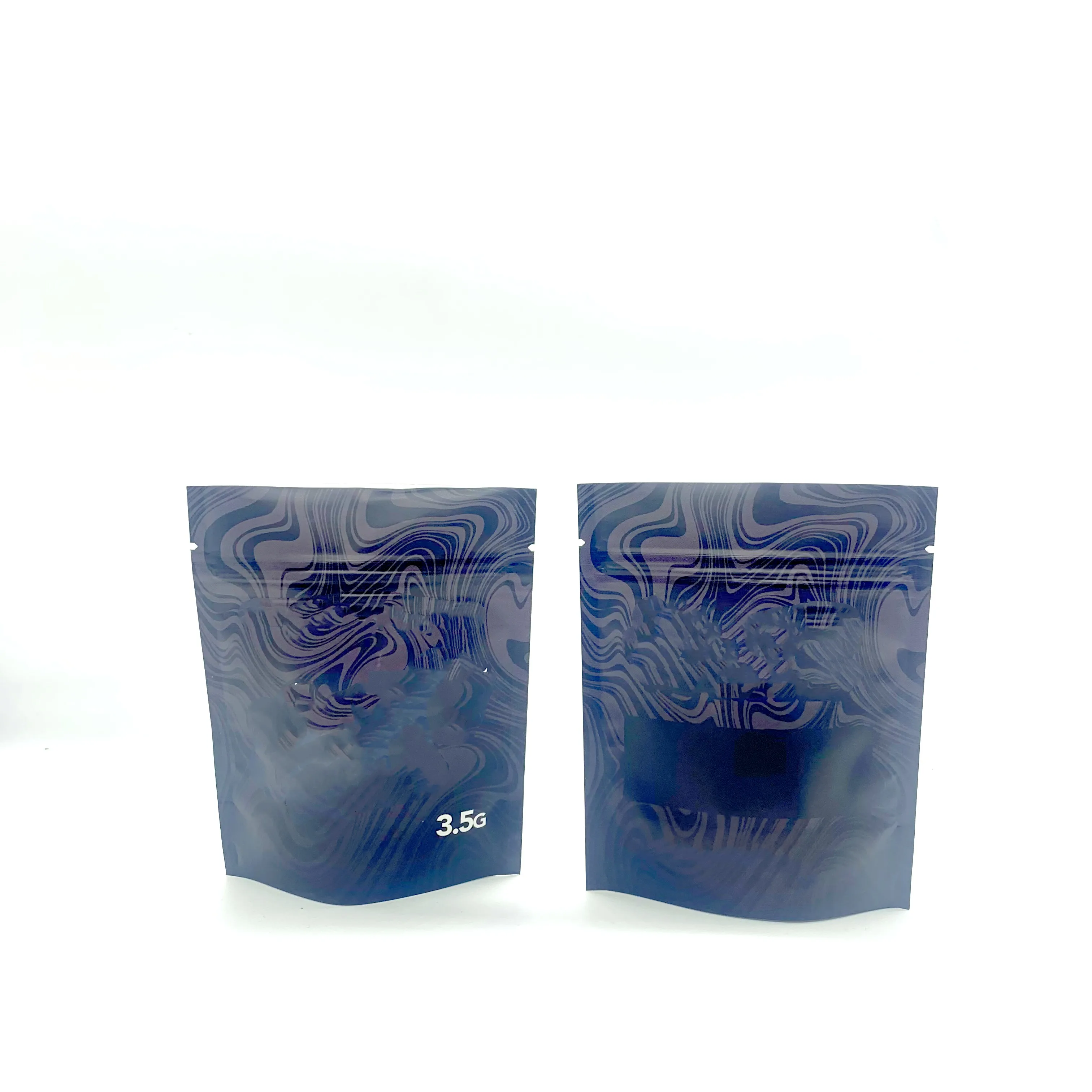 Custom Printed New 3.5g 7g Baggies Aluminized Foil Smell Proof ...