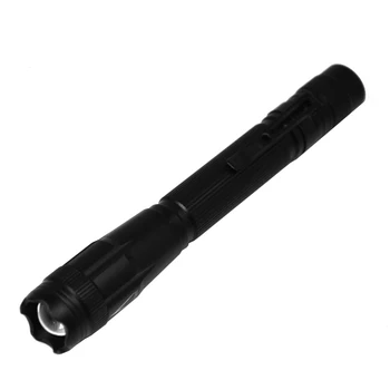Portable Aluminum Led 3*aaa Battery Flashlight Torch Time Dry ...