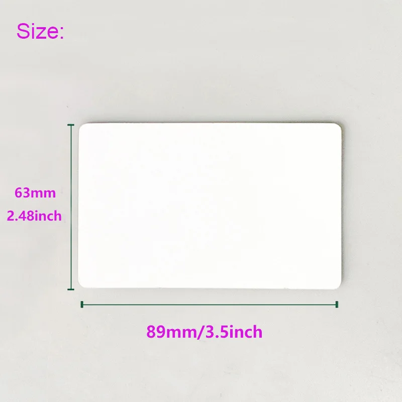 RubySub 2.48x3.5 Inch PET Sublimation Blanks Plastic Playing Cards ...