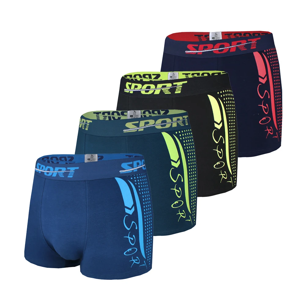 Excellent Quality Comfortable Print High Elastic Men's Boxer Briefs ...