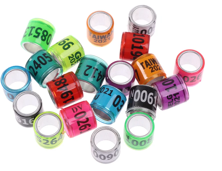 Inner Diameter 8mm Aluminium Bird Pigeon Leg Rings For Pigeons,9mm Ksa ...