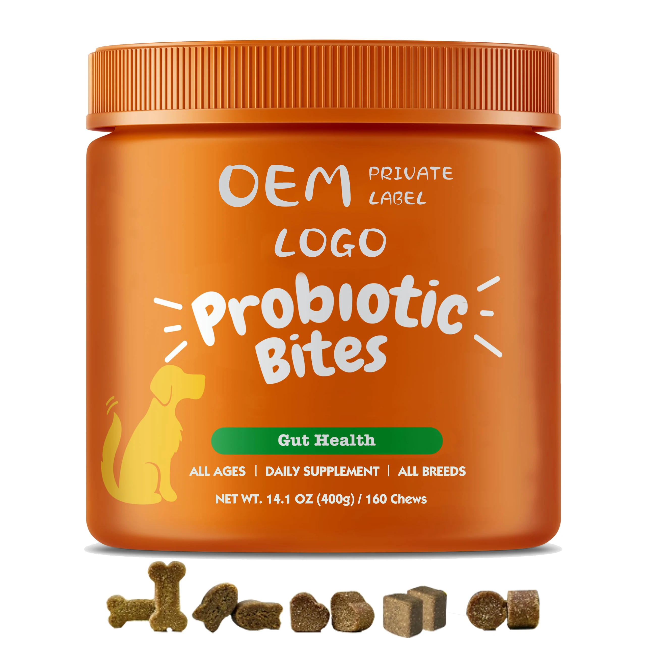 OEM Pet Chewing Supplement - Probiotic Soft Chews for Dogs