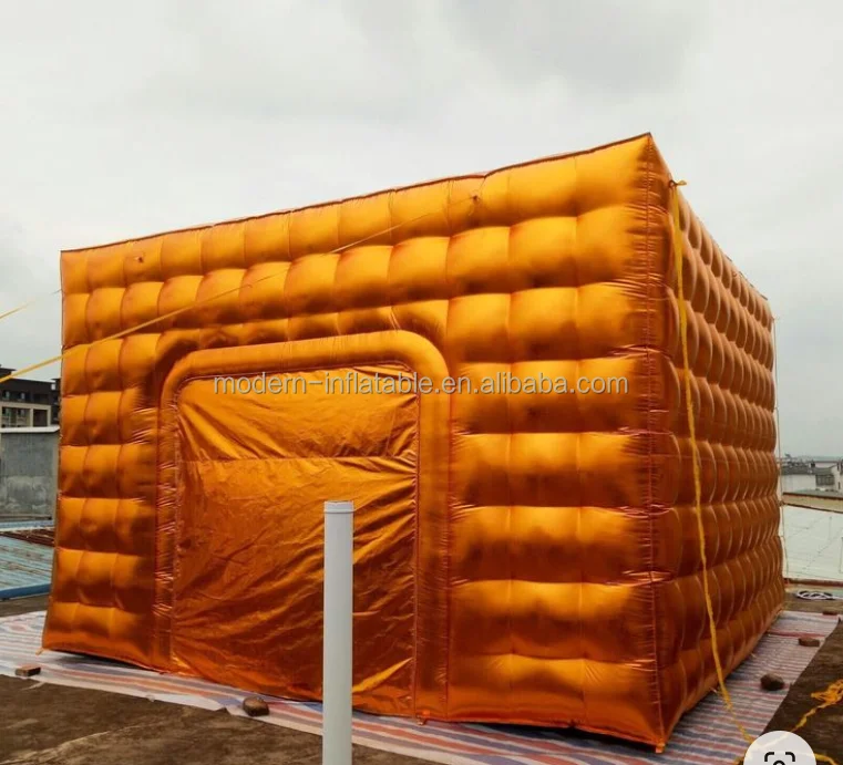 Good Quality Black Color Inflatable Cube Disco Party Tent