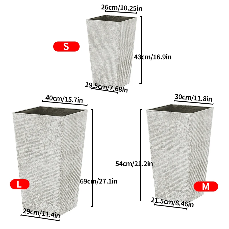 Wholesale Plant Pot Self Watering Planter Outdoor Planter Deep Garden ...