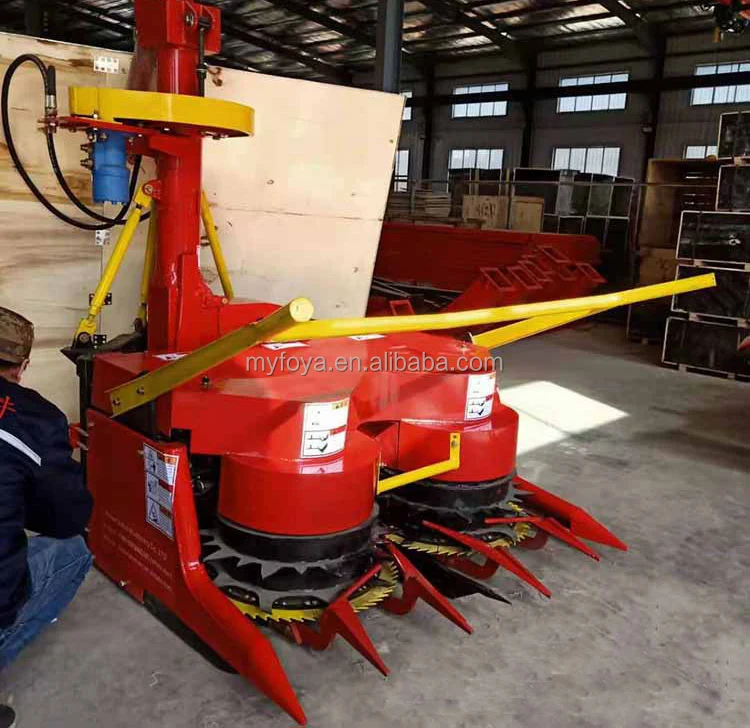 Tractor Mounted Corn Pasture Forage Harvesting and Crushing Machine ...