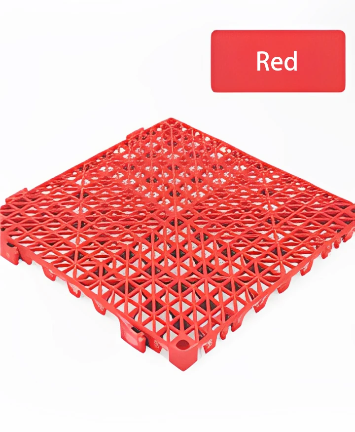 Interlocking Drainage PVC Modular Floor Tiles - Non-slip