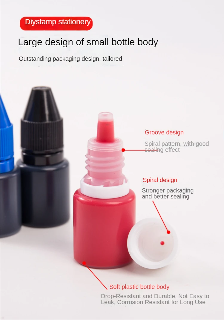 Customizable Labels with Quick Drying Pre Inked Stamps