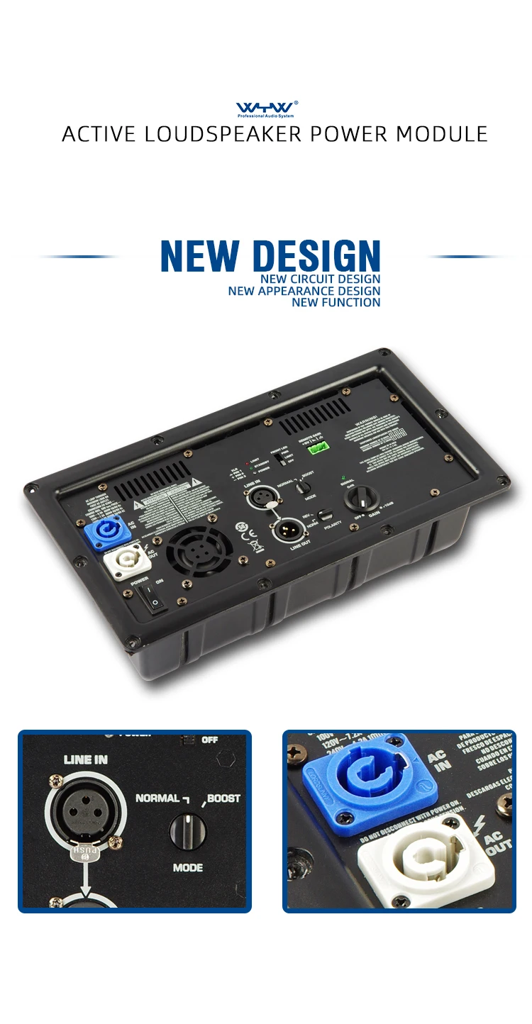 1000W Class D Subwoofer Power Amplifier Module - WYW KLA181A