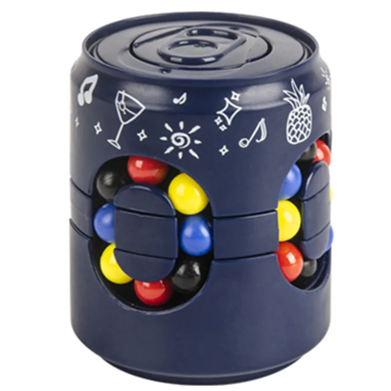 Fidget Spinners Magic Bean Coke Rotating Colorful Magic Cube Games ...