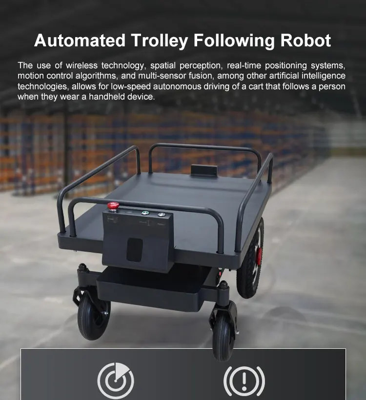 FOLO-100 Electric Transporting Cart - 100kg Payload AGV