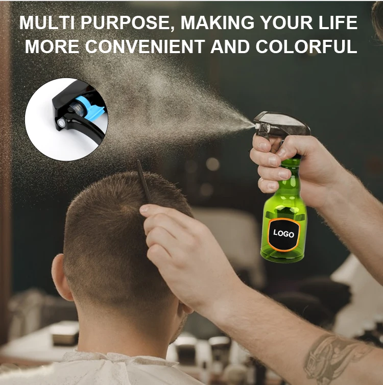 Custom Label 250ml Empty Fine Mist Sprayer Barber Spray Bottles For ...