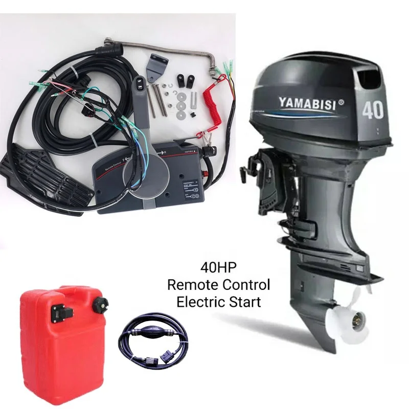 YAMABISI 40HP Water-Cooled 2-Stroke Outboard Motor Yamabisi Outboard