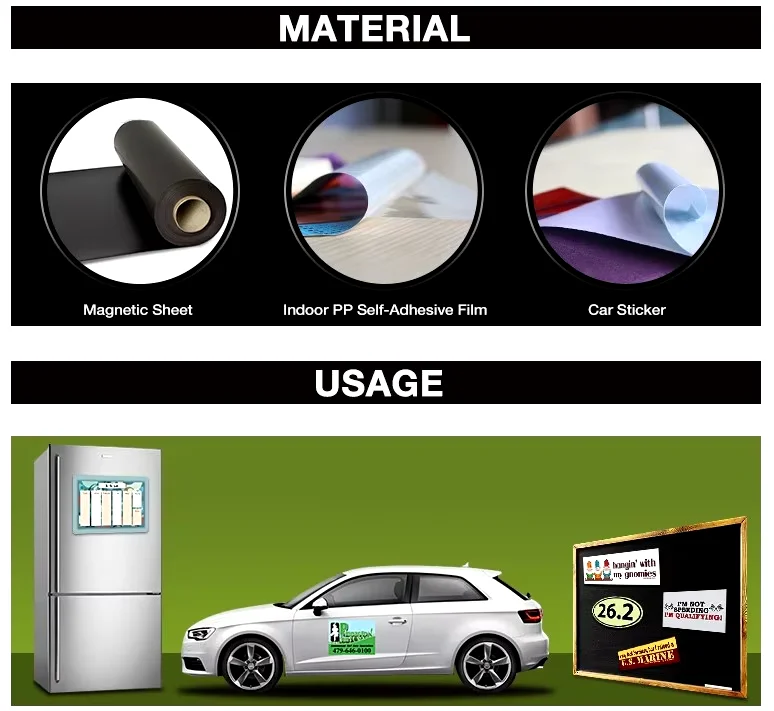 Custom Graphics Sticker Magnetic Car Dry Erase Eye-Popping Removable ...