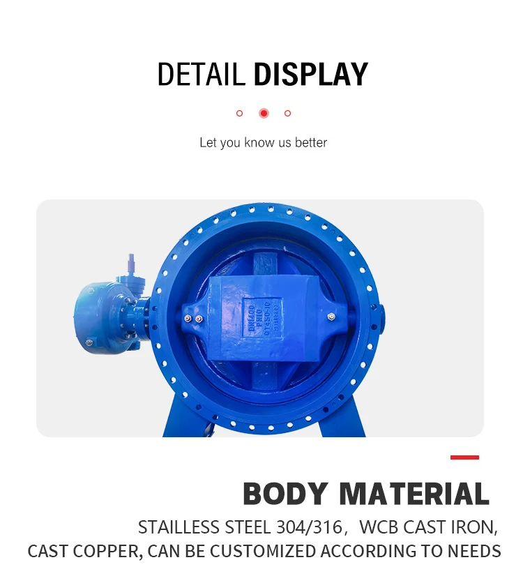 Customized Flange Double Eccentric Butterfly Valve D342x-16q Large-diameter Bi-directional Soft ...