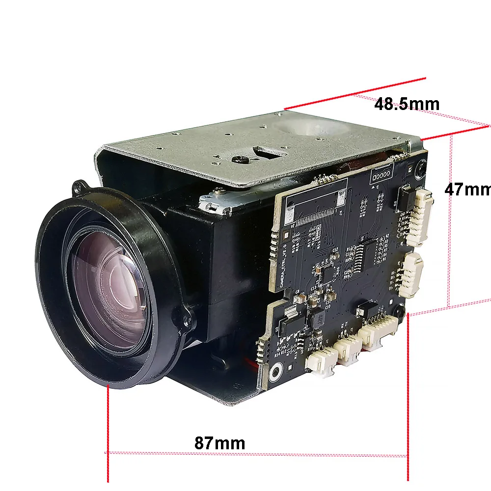 Camhipro 5MP IP Camera Module - 240X Zoom, Wifi, & SD MIC