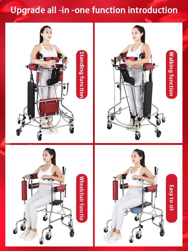 Hemiplegia Walker - Rehabilitation Device with Adjustable Height